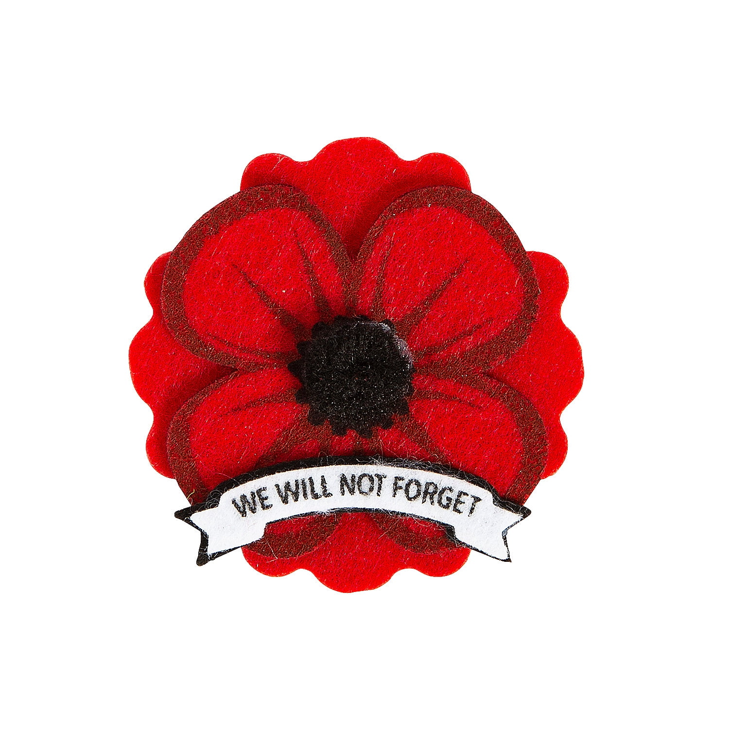 Memorial Day Poppy Pin Craft Kit - Makes 12 - Walmart.com