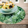 CounterArt "Tropical Foliage" 4-Pack Round Reversible Tabletop ...