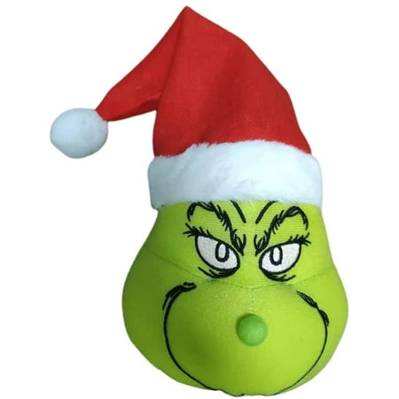 Christmas Decoration, Plush Green Elf Head Christmas Tree Topper, Elf ...
