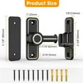 Sliding Barn Door Lock Hardware 90 Degree Locks For Barn Doors Flip Gate Latches For Barn Garden ...