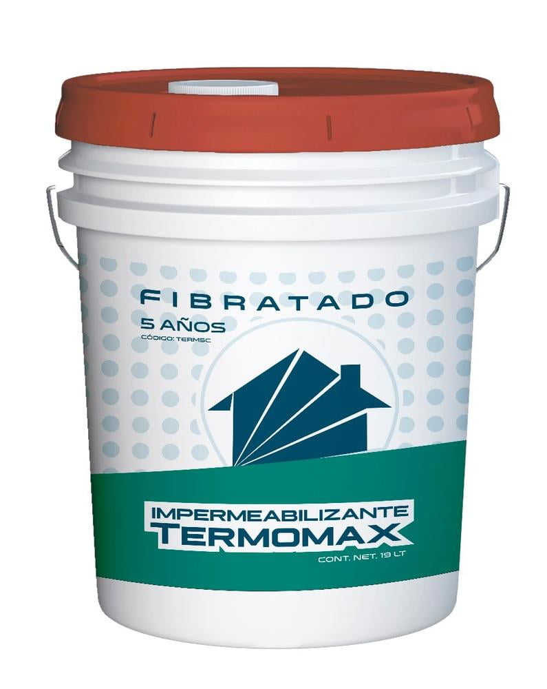 Impermeabilizante Fibratado Terracota Termomax 5años 19l Impac Termomax | Walmart en línea