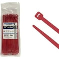 Kable Kontrol Zip Ties - 11" Long - 100 Pc Pk - Red color - Nylon - 50 Lbs Tensile Strength ...