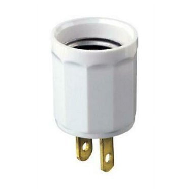 Leviton 002-125 White Adapter Socket To Outlet - Walmart.com