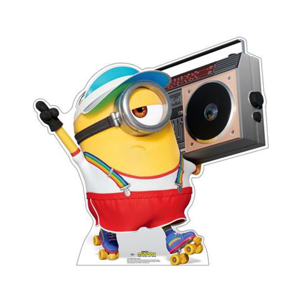 35 x 36 in. Stuart Boom Box Cardboard Cutout, Minions - Rise of Gru ...