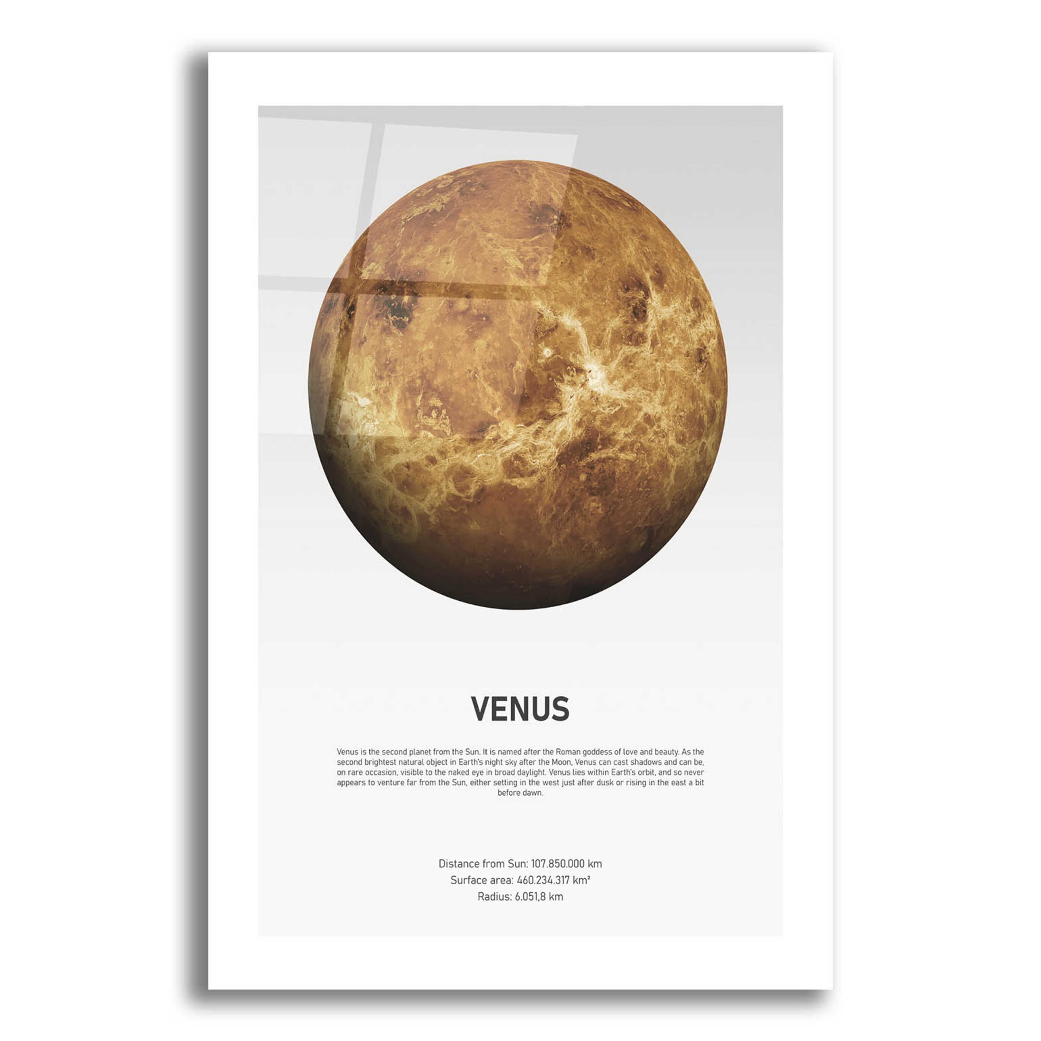 Epic Art 'Venus Light' by Design Fabrikken, Acrylic Glass Wall Art, 12 ...