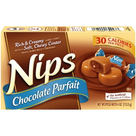 NIPS Chocolate Parfait Hard Candy, 4oz (Box of 12) - Walmart.com