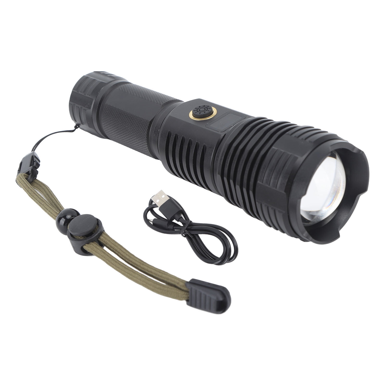 Linterna LED Ultra Brillante XHP70 LED Tipo C Linterna de Mano ...