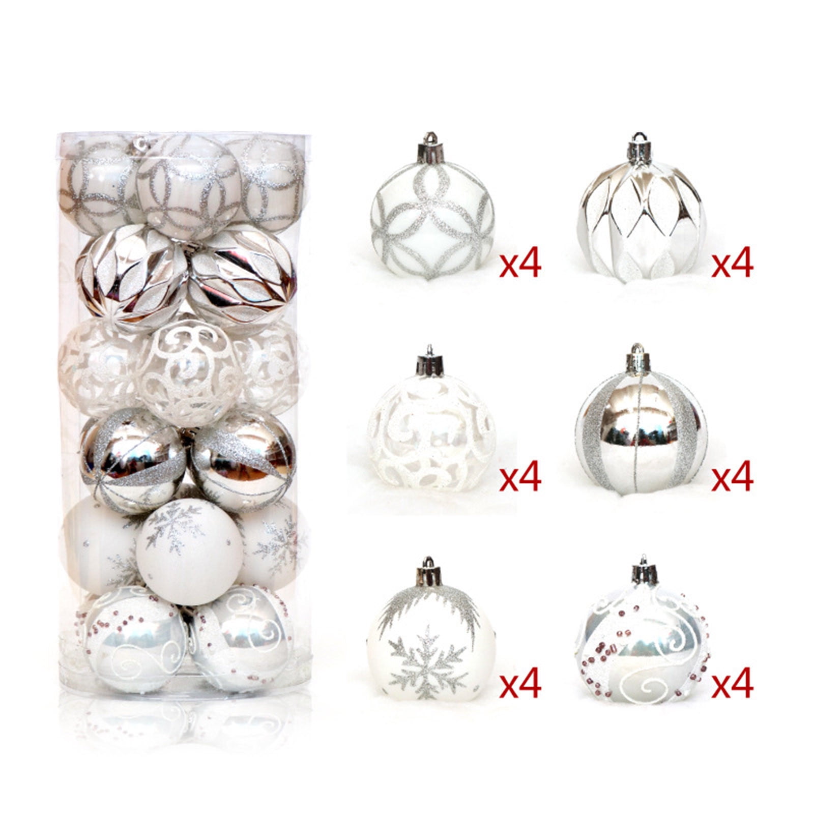 Click here for Egnmcr Christmas Ornaments 24-Pack Christmas Ball... prices