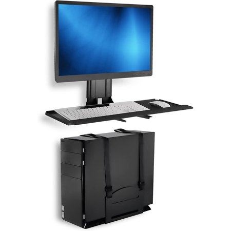 Keyboard Stand Wall Mount | Monitor and Keyboard Wall Mount With CPU ...