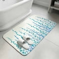 Door Mat 31.5"x47.2", Blue Non Slip Backing & Low Profile Area Rugs for ...