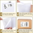 100PCS Shipping Label Sleeves, 7.5" x 5.5" Packing Slip Pouches, List ...