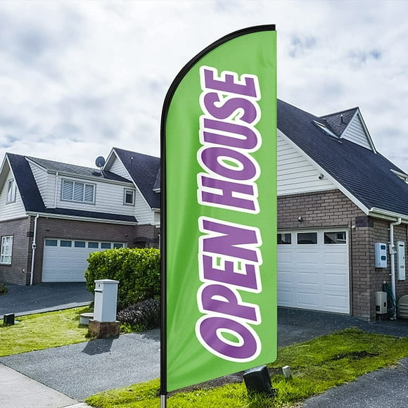 Open House Feather Flag