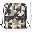 13.8×16.5in Bundle Pocket Knapsack Open Pull Rope Design Large Capacity ...