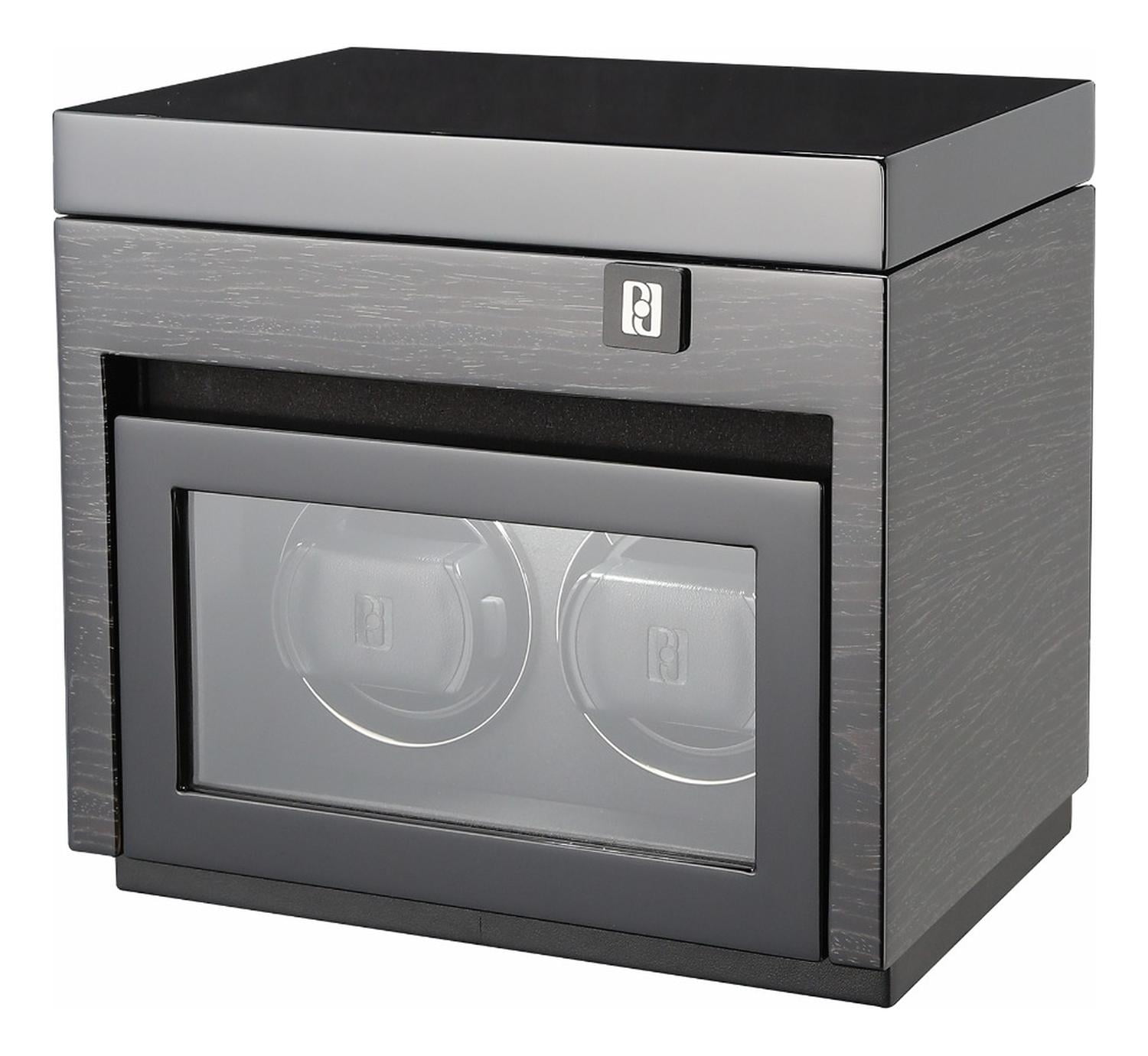 Watch Winder Paul Design PD-GENT23-BA Enrollador para 2 Relojes negro ...