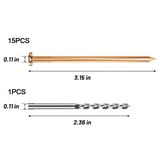 25/20/15Pcs 4Inch Copper Nails For Killing Trees Stump Root Stump ...