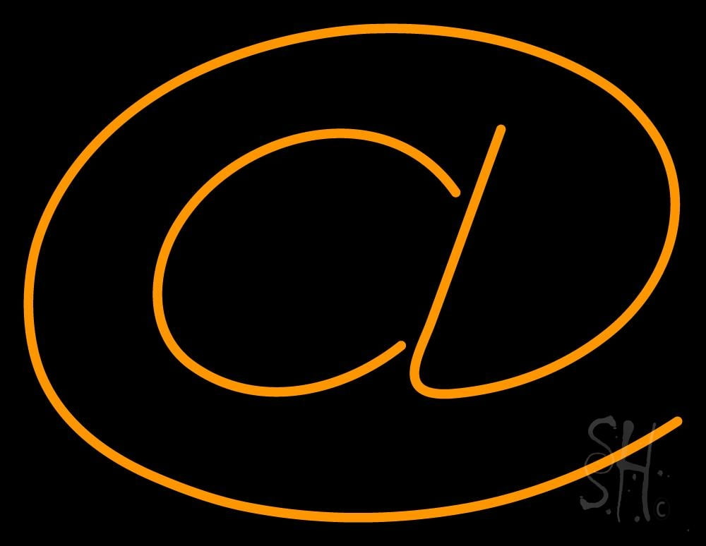 Internet Logo LED Neon Sign 24 x 31 - inches, Clear Edge Cut Acrylic ...