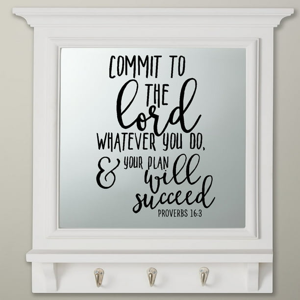 Decal ~ Scripture: Commit to the Lord whatever you do, and your plan ...