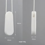 HASAYAKI Curtain Weights, 4-Pack Pull String Pendants for Vertical ...