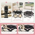 42'' Foldable Mini Trampoline, Rebounder Trampoline with Adjustable ...