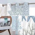 Blue Sea Turtle Sheer Curtains 84 Inch Long 2 Panels, Nautical Ocean ...