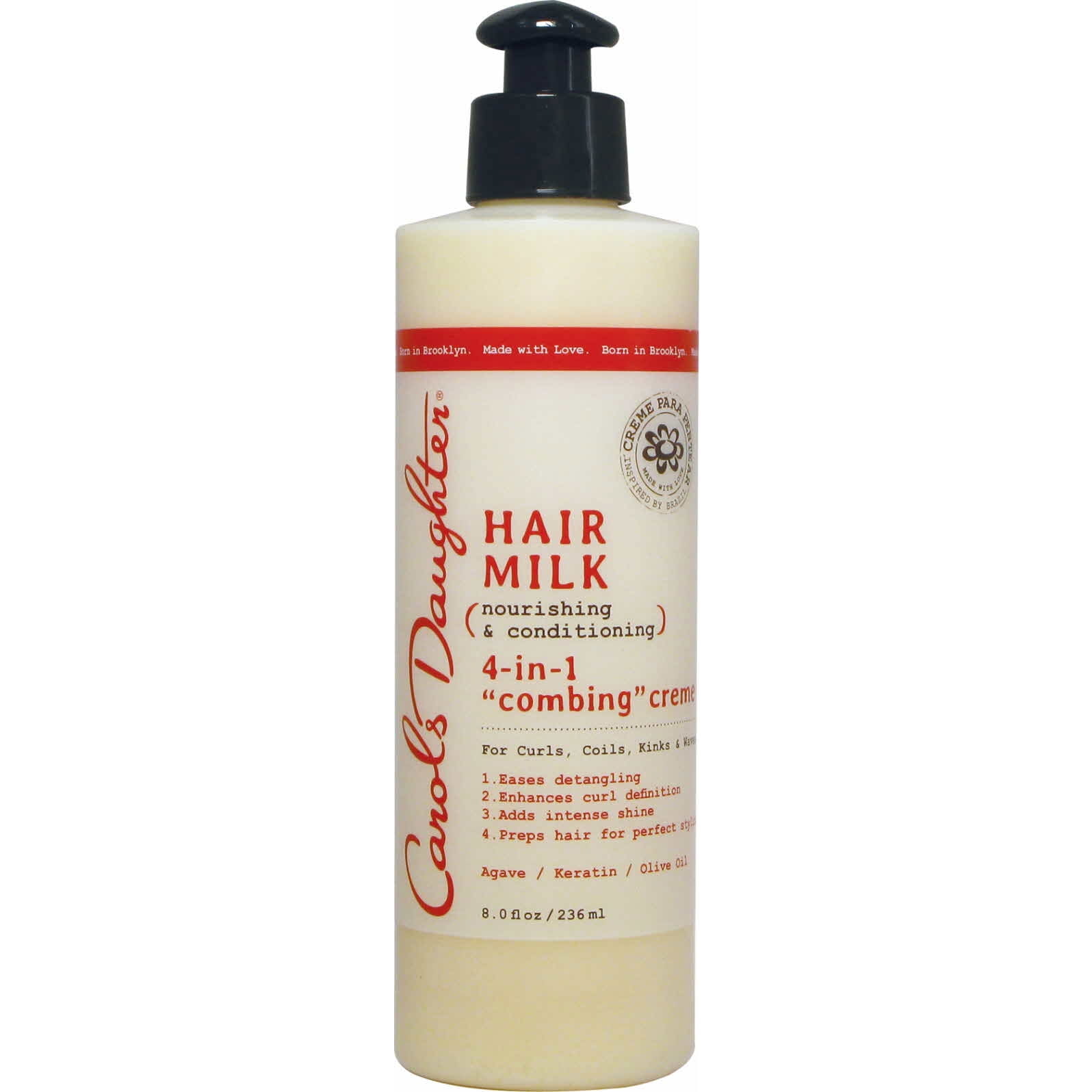 Carols Daughter Hair Milk 4 In 1 Combing Cream 8 Oz - Walmart.com