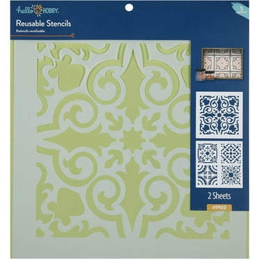 Hello Hobby 0.75" Letter Stencil (30 Pieces) - Walmart.com