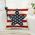 4th of July Pillow Covers 18x18 Inch Set of 2 America Stars Red Stripes ...