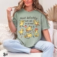 Most Definitely Not All In A Row Shirt - Funny Teacher Ducks Tee - Back ...