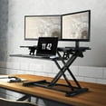 FLEXISPOT Home Office Height Adjustable Standing Desk Converter Black ...