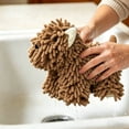 Chenille Fuzzy Towel Balls, Soft Absorbent Microfiber Hand Towels for ...