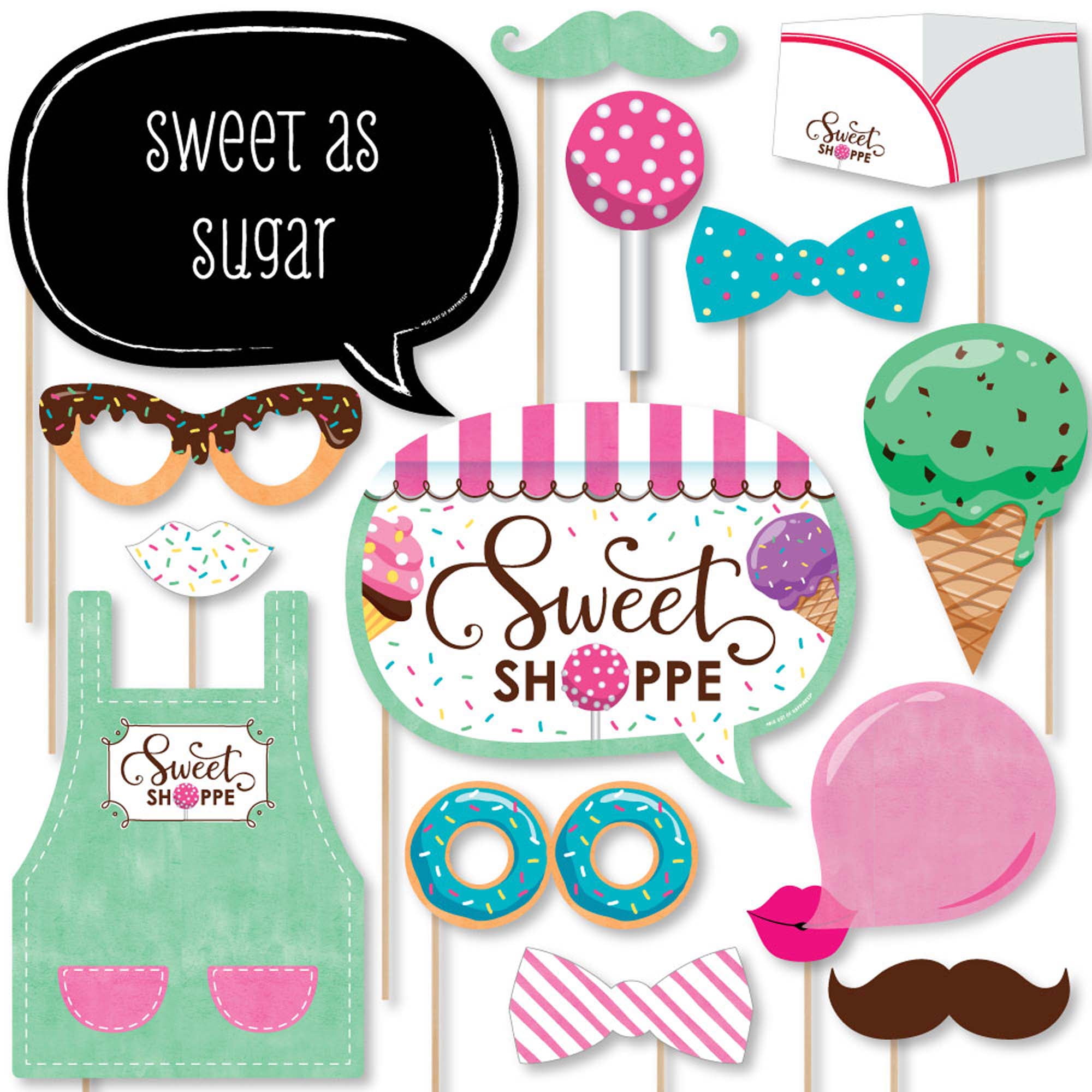 Big Dot of Happiness Sweet Shoppe - Candy and Bakery Birthday Party or ...
