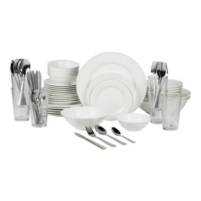 10 Strawberry Street Simply White Square 45-Piece Entertaining ...