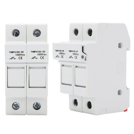 Din Rail Mount Fuse Holder Base 2 Pole Fuse Holder Base Dc Fuse Fuse ...