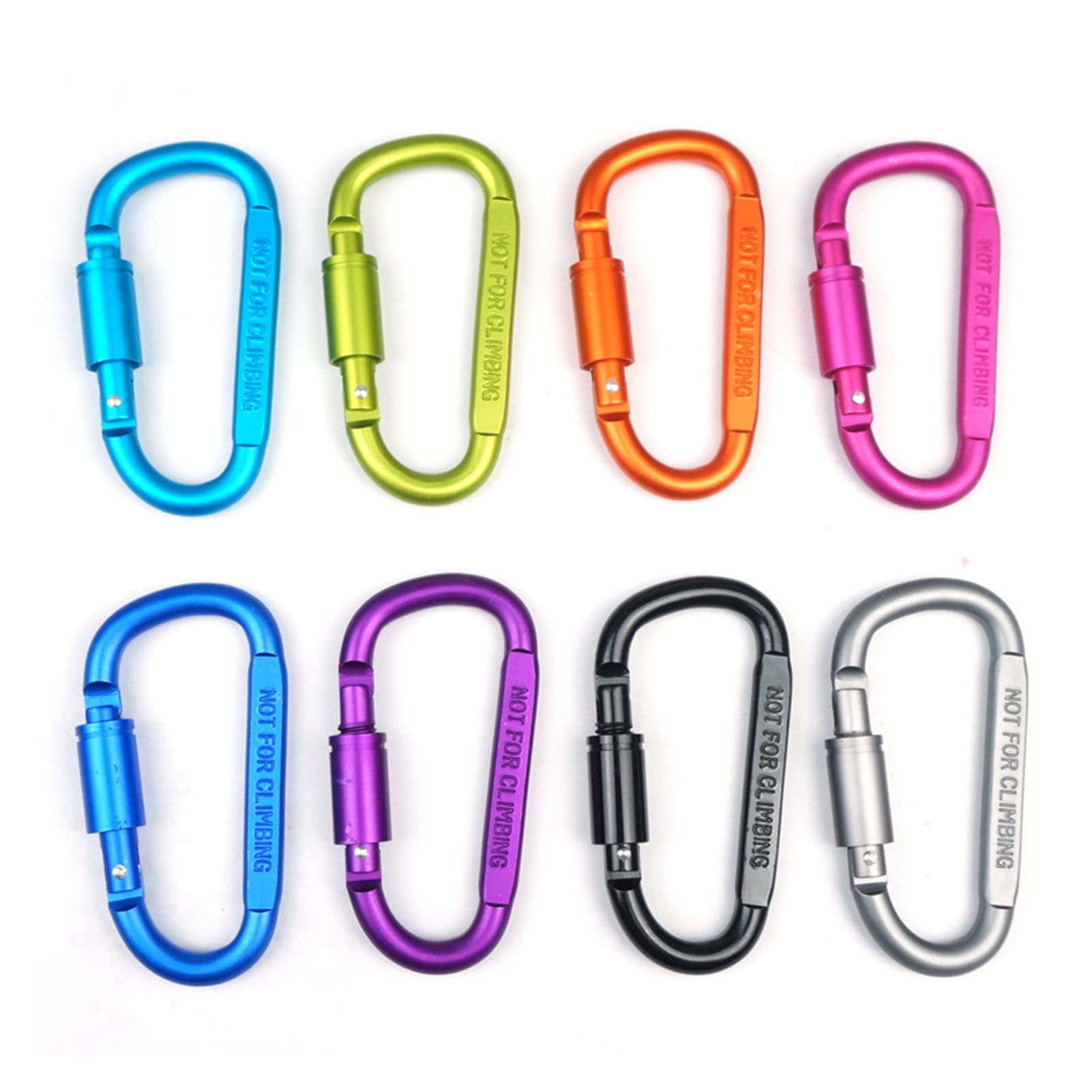 Cheers.US 5PCS Locking Rock Climbing Carabiner Clips, Heavy Duty ...