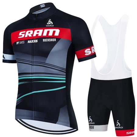 SRAM Men's Cycling Suit Bike Clothing Team Sports Set Mtb Male Summer ...
