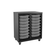 Double Row Mobile Small Bin Storage Unit - Walmart.com