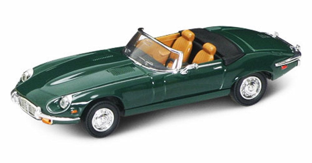 1971 Jaguar E-Type Convertible, Green - Yatming 94244 - 1/43 Scale ...