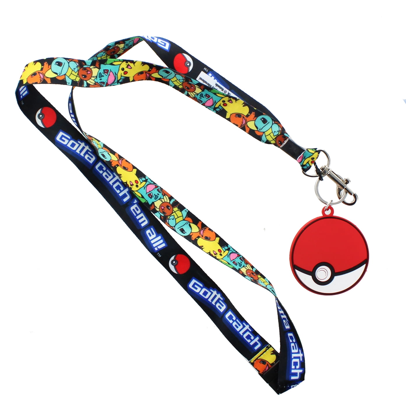 Lanyard - Pokemon - Group Pattern w/Dangle & Hangtag New FL23572681 ...