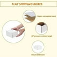 6x4x3 inches Shipping Boxes Set of 50, White Corrugated Cardboard Box ...