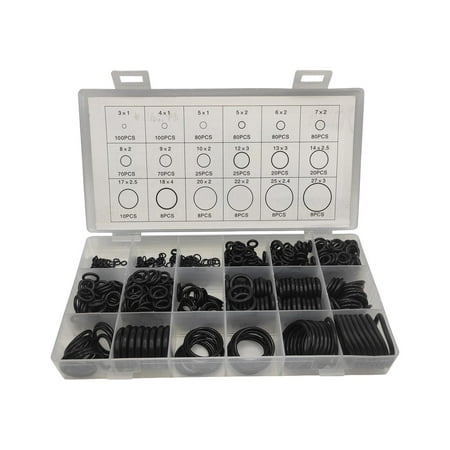800 Pieces Rubber O Ring Assortment Kit for Air Conditioning Compressor ...
