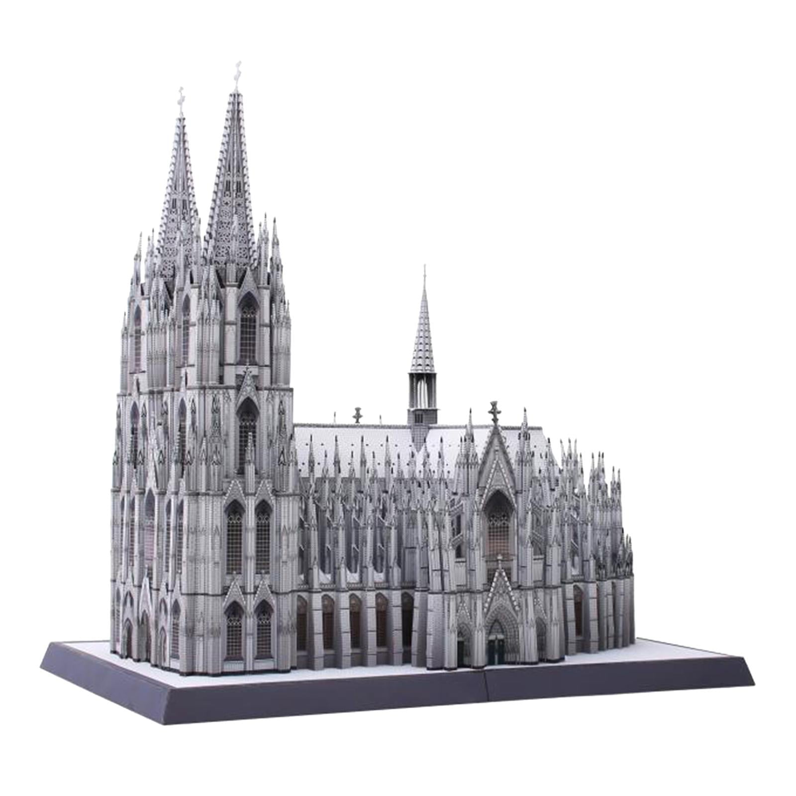 DIY Cathedral Paper Model Puzzle Art Handmade Children Education Jigsaw ...