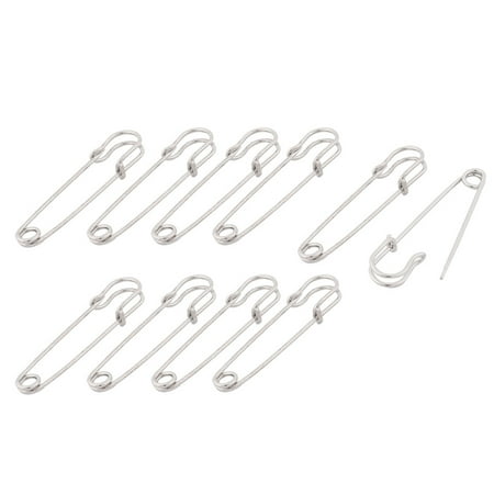 Sewing Quilting Craft Stainless Steel Safety Pins Silver Tone 5cm ...