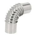 Stove Flue Steel Flue Pipe Elbow Rain Cap Pipes Chimney Liner Flue for ...