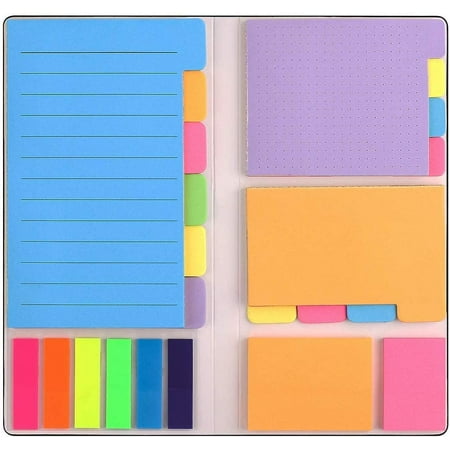 Sticky Notes Set with Bookmark Inde for Planner Journaling Notebook Te ...