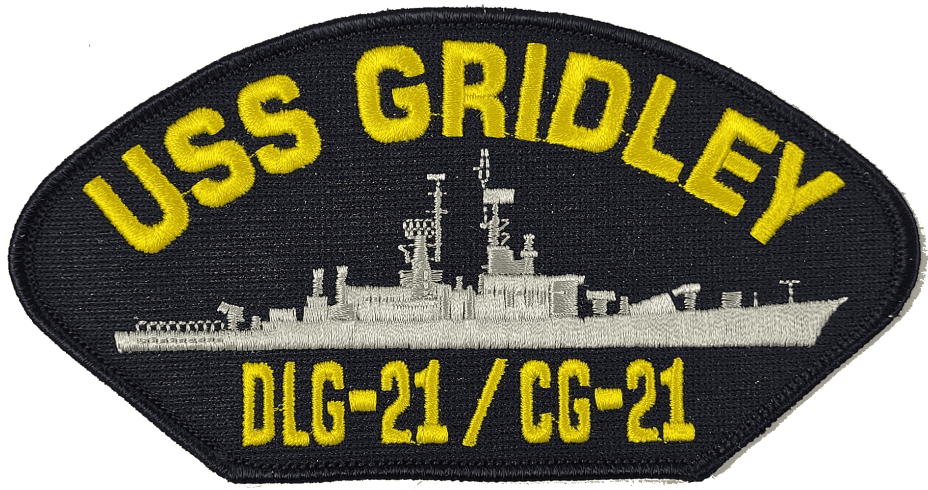USS Gridley DLG-21/CG-21 Ship Patch - Great Color - Veteran Owned ...