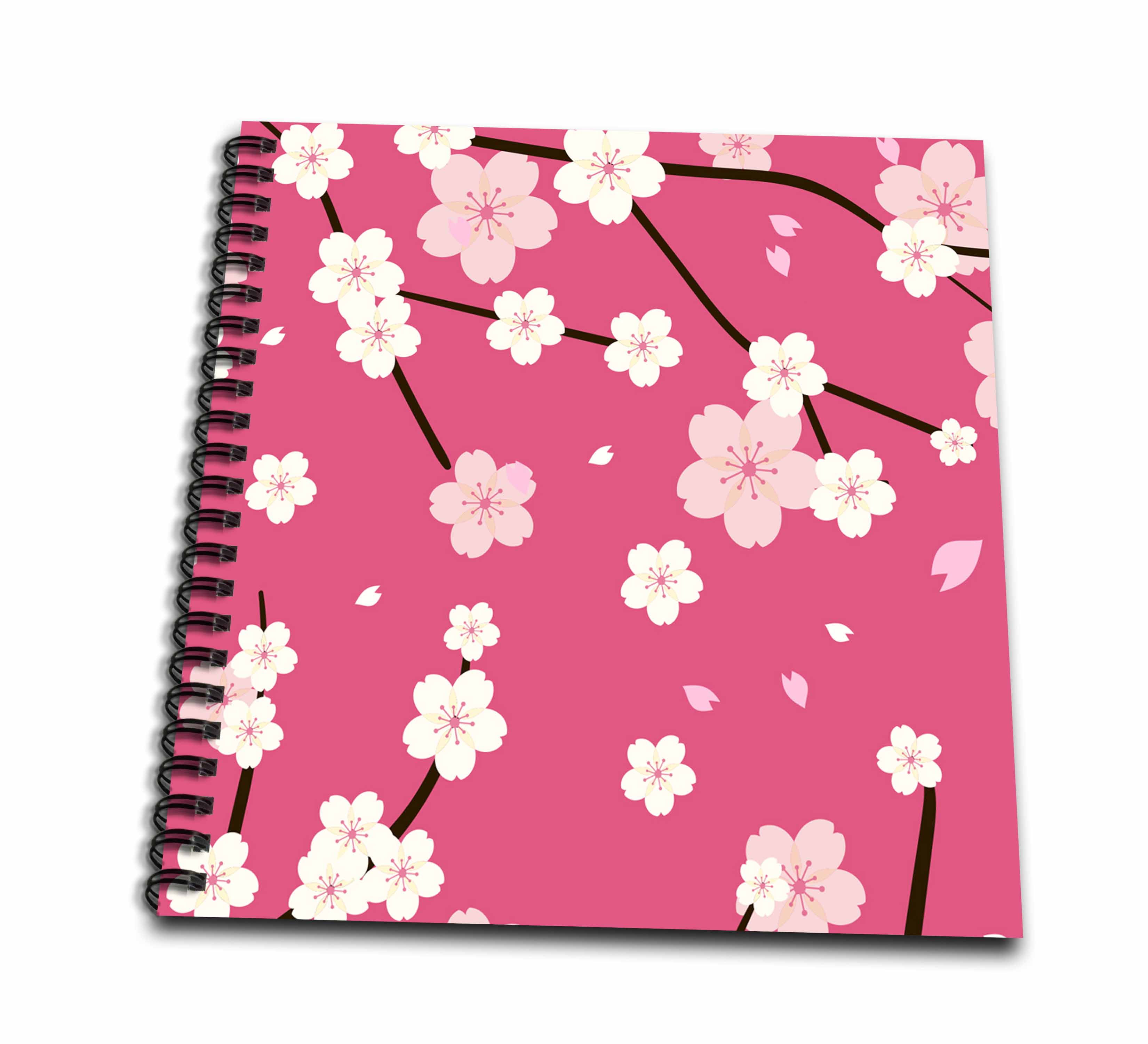 Cherry Blossom Asia Flower of Spring in Sakura Design Drawing Book 8 x ...