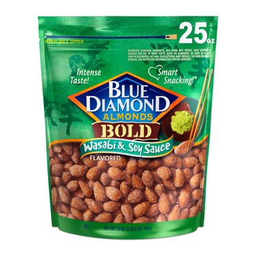 Blue Diamond Almonds Snack Nut Variety Pack for Kids, Office, School, On-the-go, 0.75 oz Gluten ...