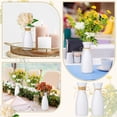 30 Pcs Plastic Flower Bud Vases Bulk with Twines Ropes Small Mini ...