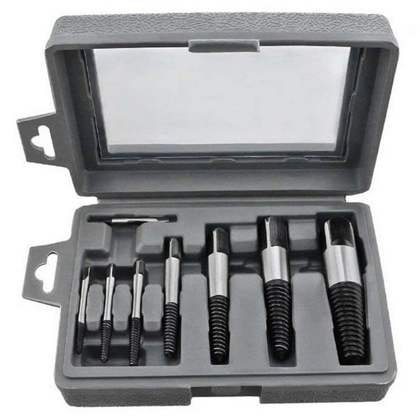 Easy Out Damaged Screw Extractor Set - 8 Pack for Broken Bolts and ...