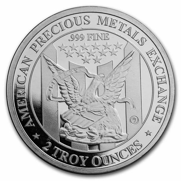 2 oz Silver Round - APMEX - Walmart.com
